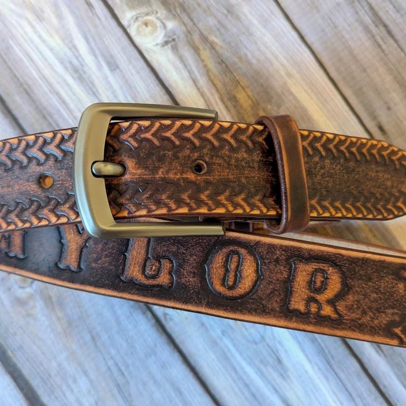 Cowboy Stitch Western Belt - Etsy