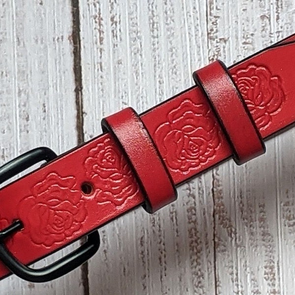 Red Belts - Etsy