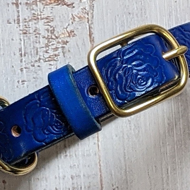 Navy Blue Dog Collar - Etsy