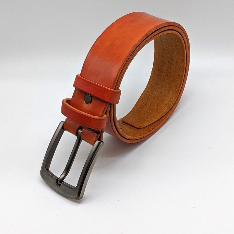 Burnt Orange Belt - Etsy
