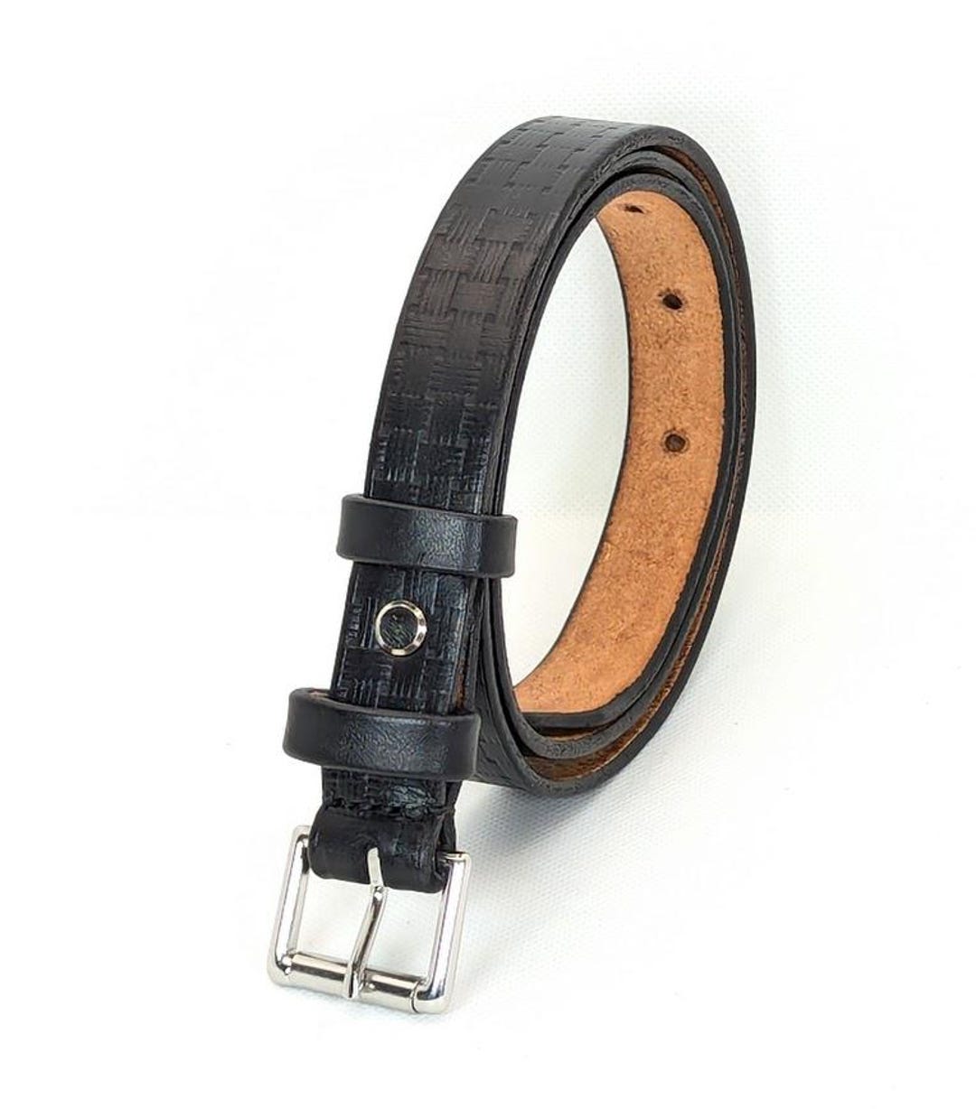 Handmade Italian Leather Dress Belt: 3/4 Inch, Hand-tanned - Etsy