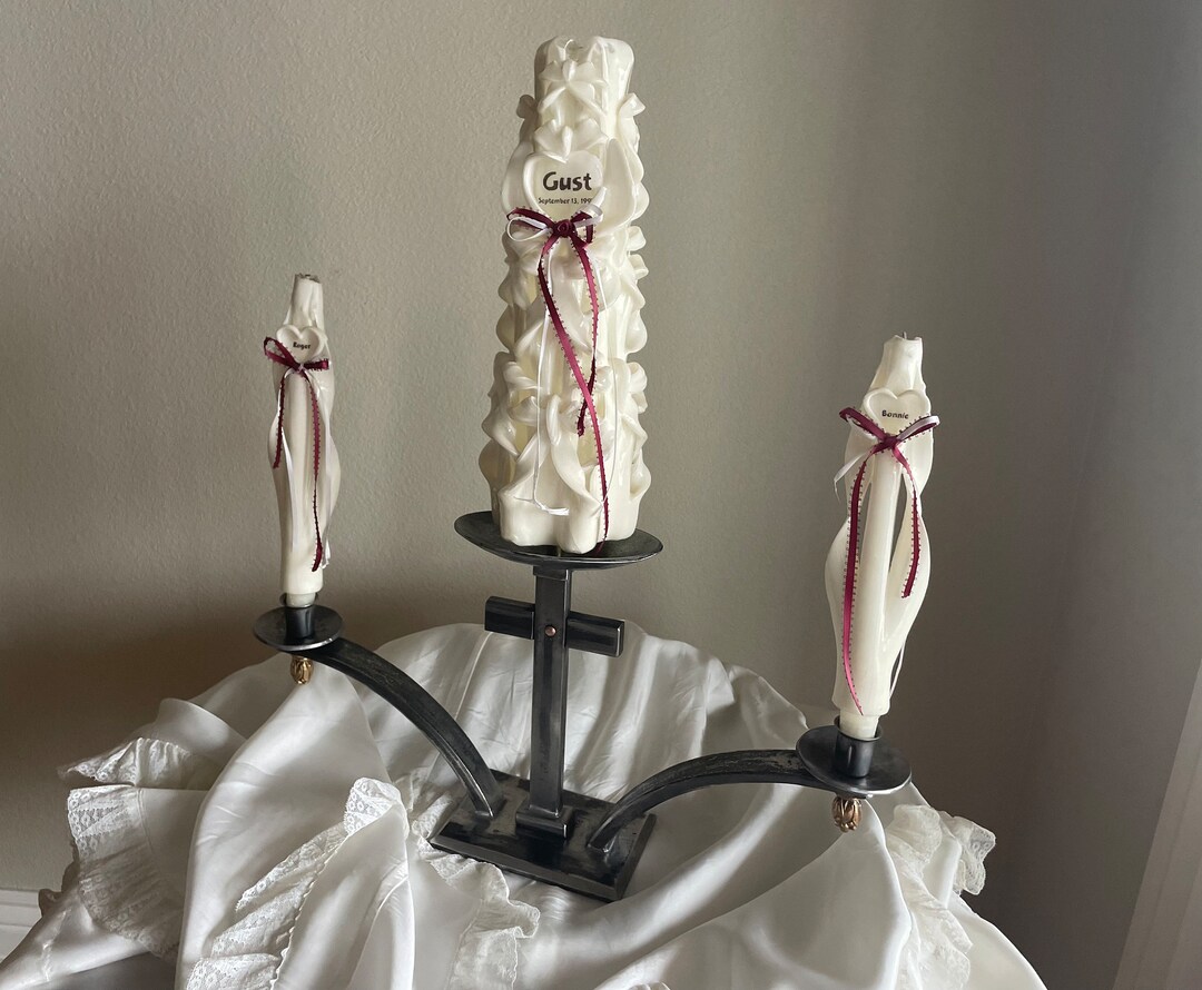 Custom Iron Unity Candelabra - Etsy