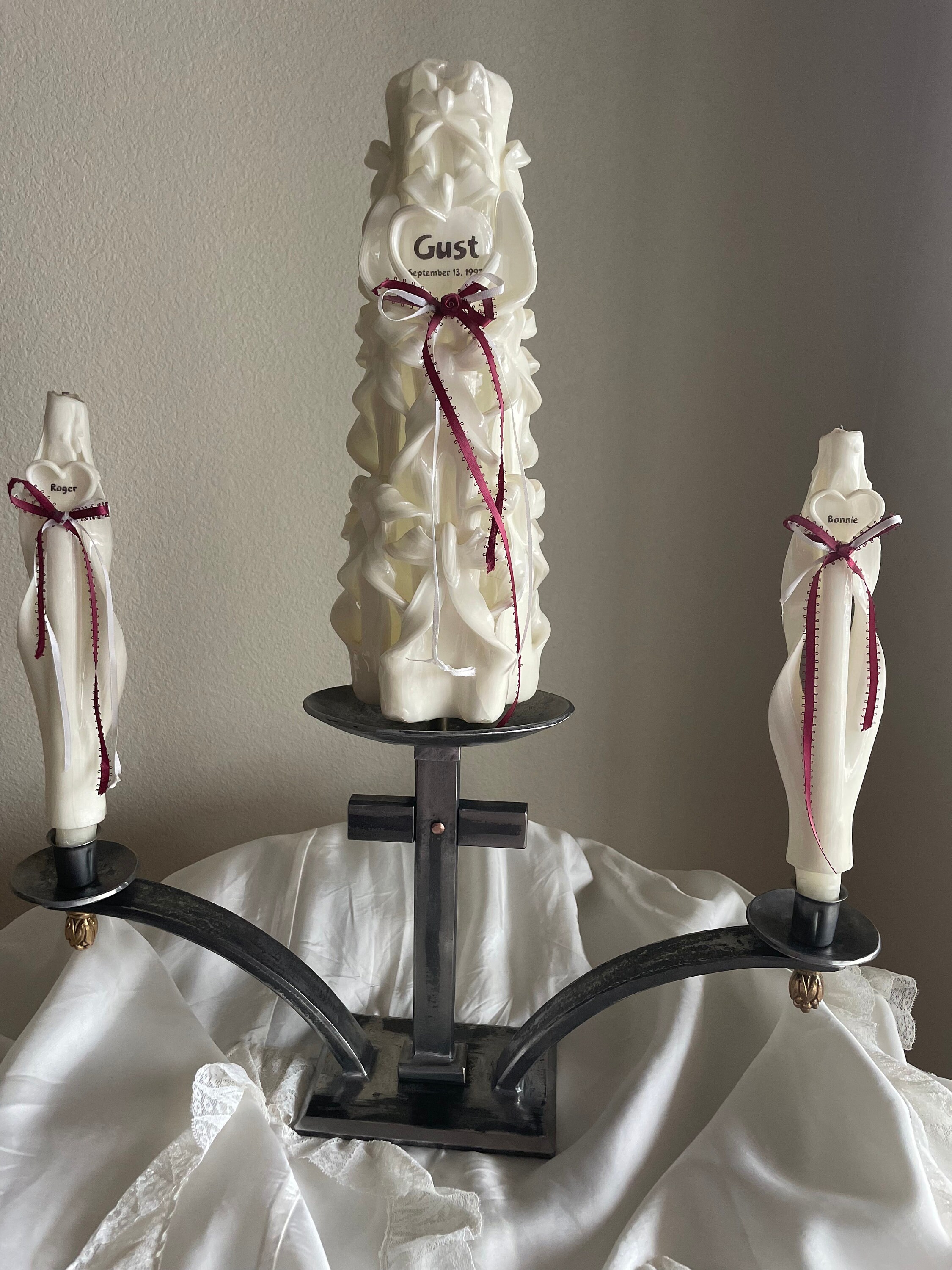 Custom Iron Unity Candelabra - Etsy