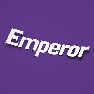 Emperor, Initial D Racing Team Replica Vinyl Sticker Decal - JDM ...
