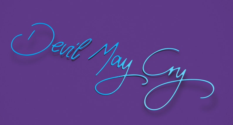 Devil May Cry neon Sign Die-cut Vinyl Sticker - Etsy