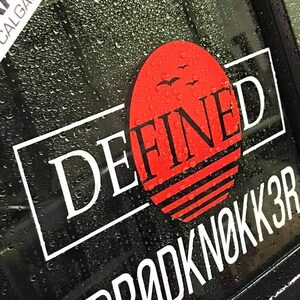 DEFINED Sunset JDM Style Vinyl Sticker Decal Drifting Midnight Club Car ...