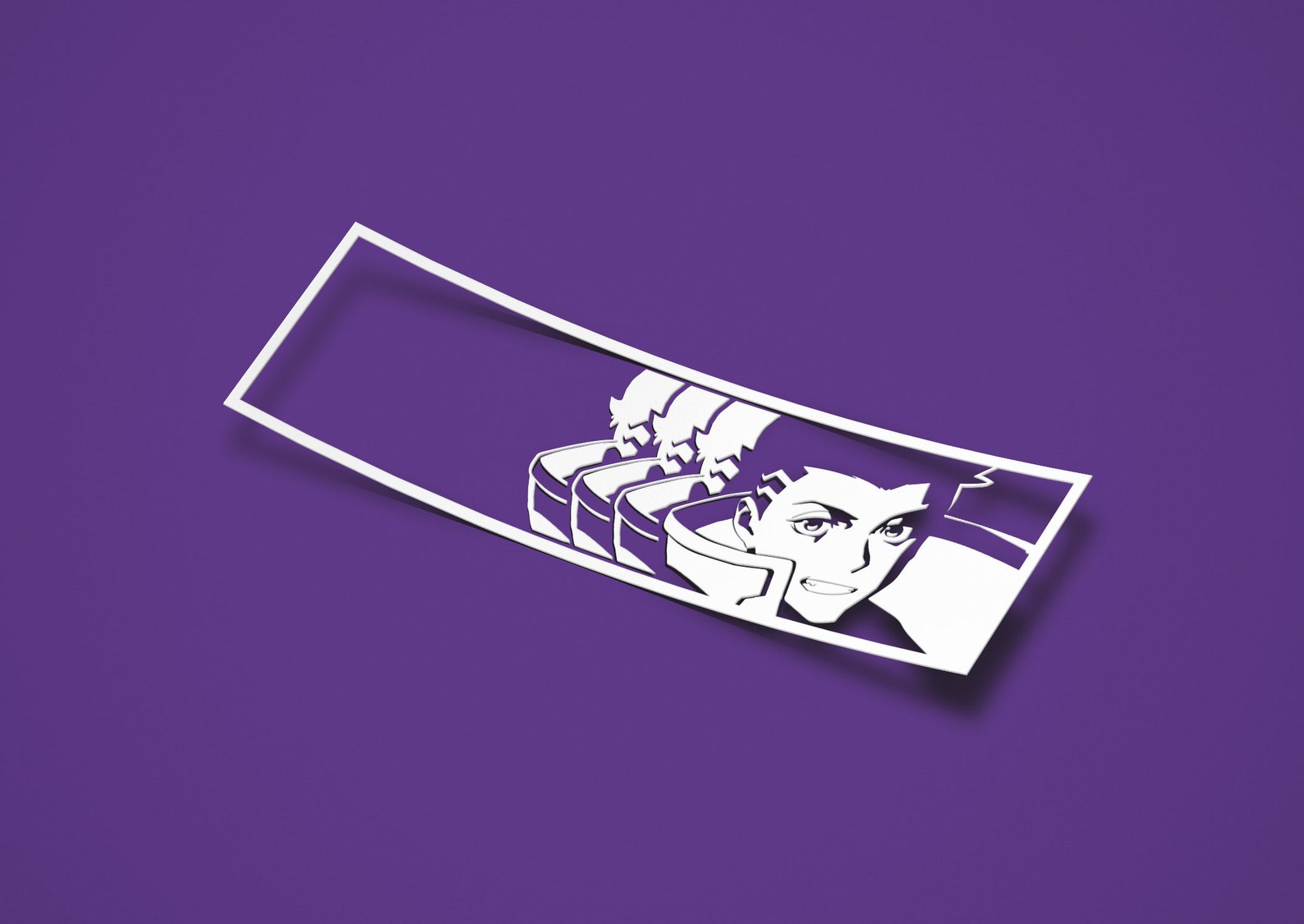 Slap-style David Box-cut Edgerunner Vinyl Sticker Die-cut Decal Anime ...