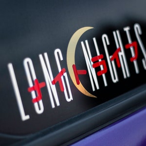 Long Nights "nightlife" Rare JDM Vinyl Sticker Die-cut Decal - Etsy