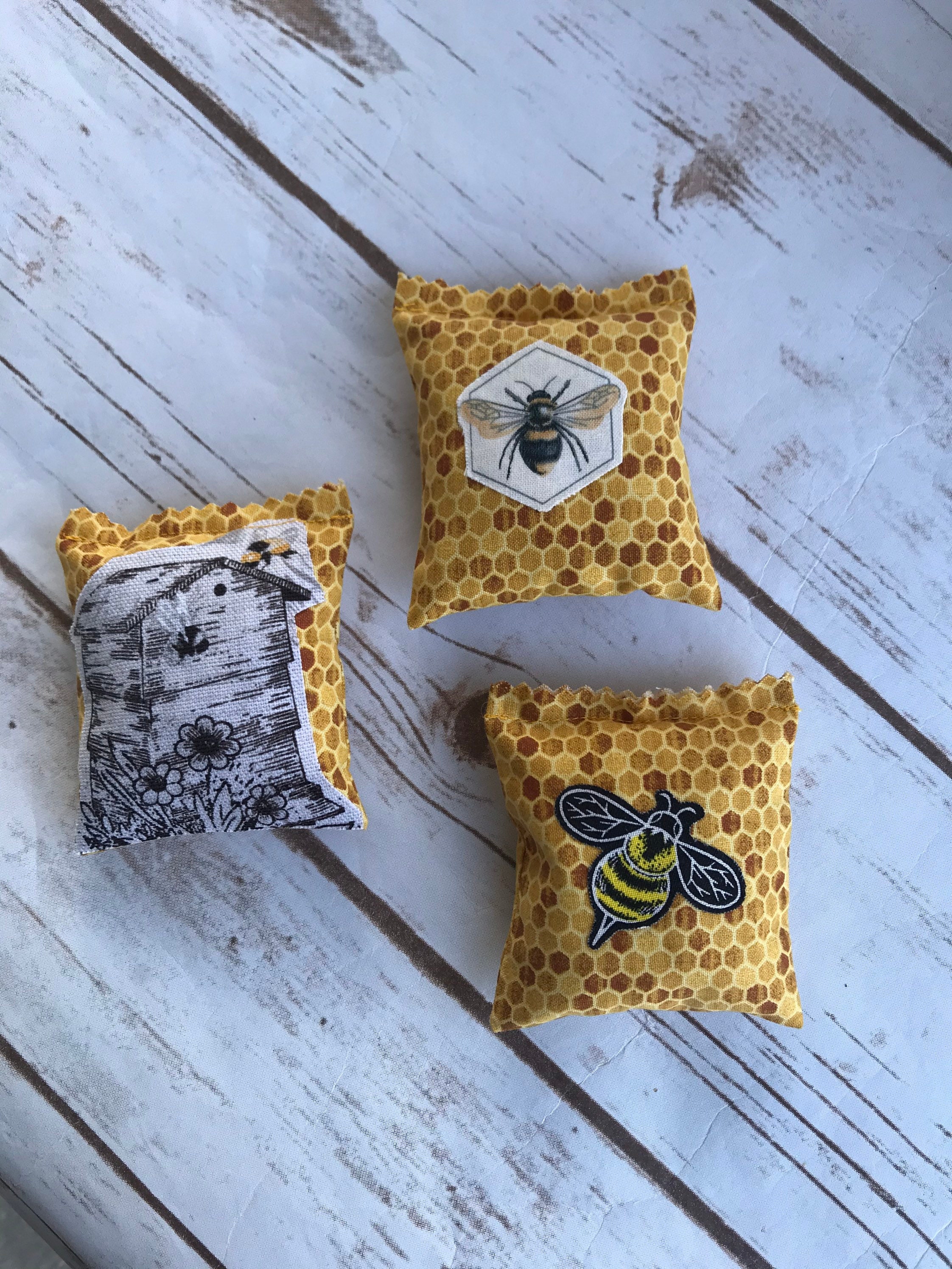 Mini Bee Pillow Honey Bee Tiered Tray Bee Decor Tiered Tray | Etsy