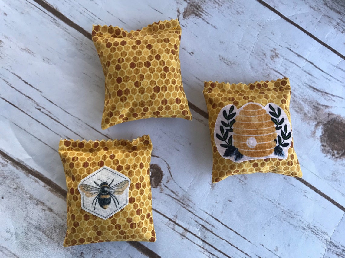 Mini Bee Pillow, Honey Bee Tiered Tray, Bee Decor, Tiered Tray Filler ...