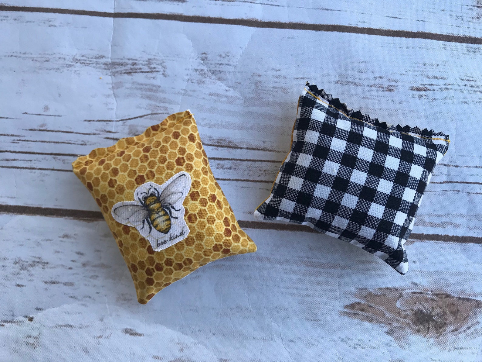 Mini Bee Pillow Honey Bee Tiered Tray Bee Decor Tiered Tray - Etsy