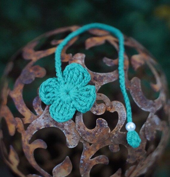 SHAMROCK Bookmark Crochet Pattern | Etsy