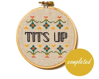 Cross Stitch Hanging | Etsy