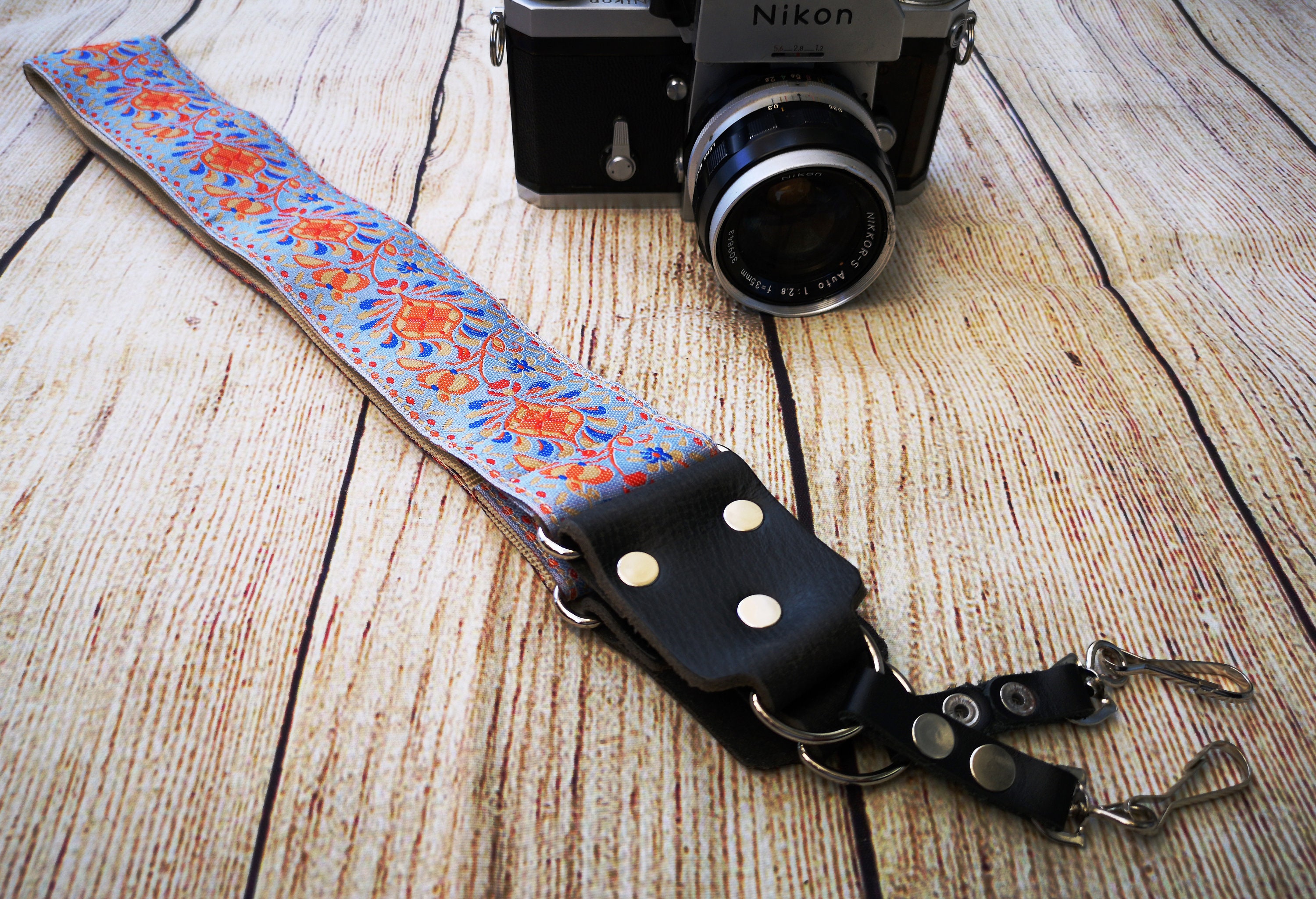 Floral Quick Release Camera Strap, Embroider, Bohemian Woven Ribbon ...