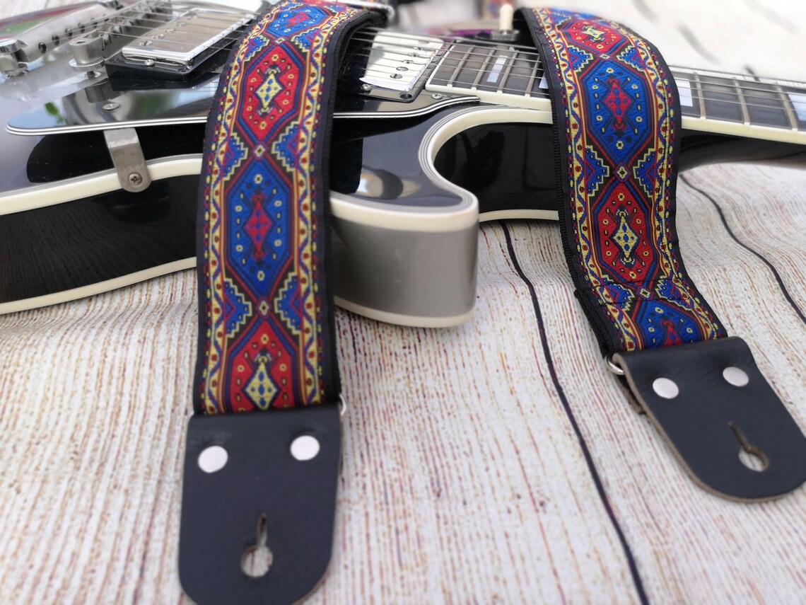 Guitar Strap Adjustable Personalized Strap - Etsy