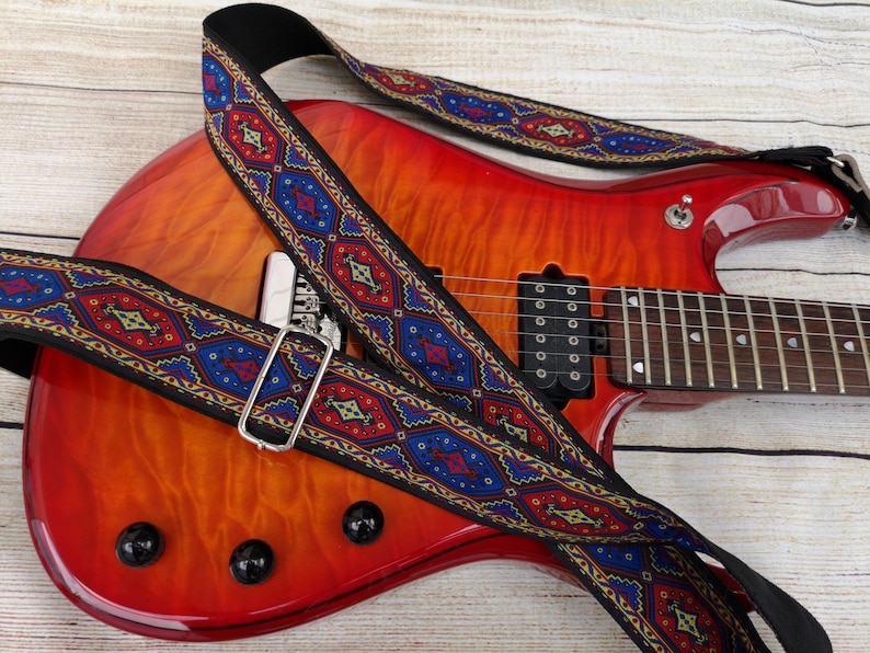 Guitar Strap Adjustable Personalized Strap | Etsy