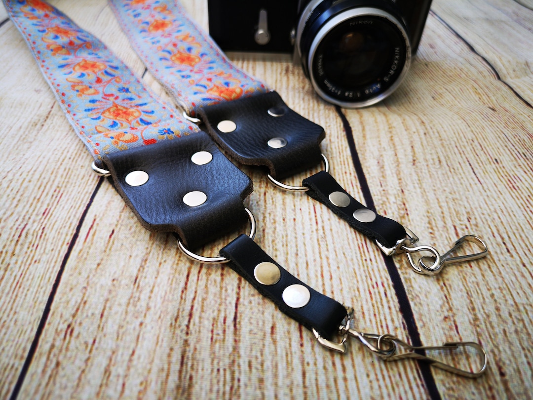 Floral Quick Release Camera Strap, Embroider, Bohemian Woven Ribbon ...