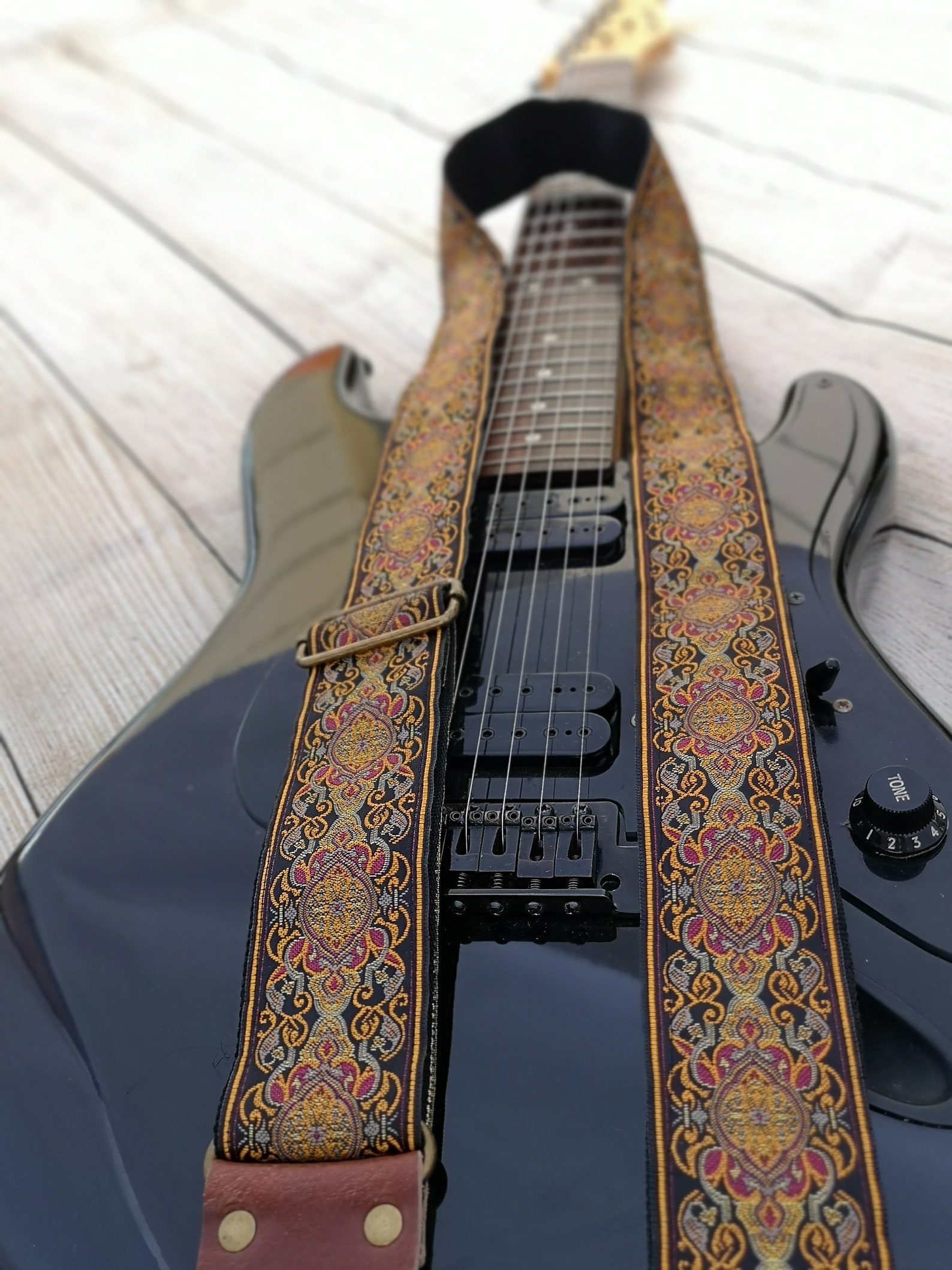 Guitar Strap Adjustable Personalized Strap - Etsy