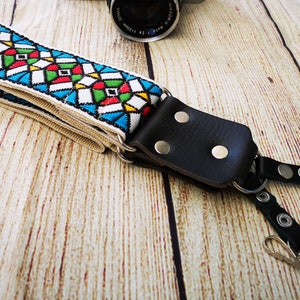 Embroider Quick Release Camera Strap, Floral, Bohemian Woven Ribbon ...