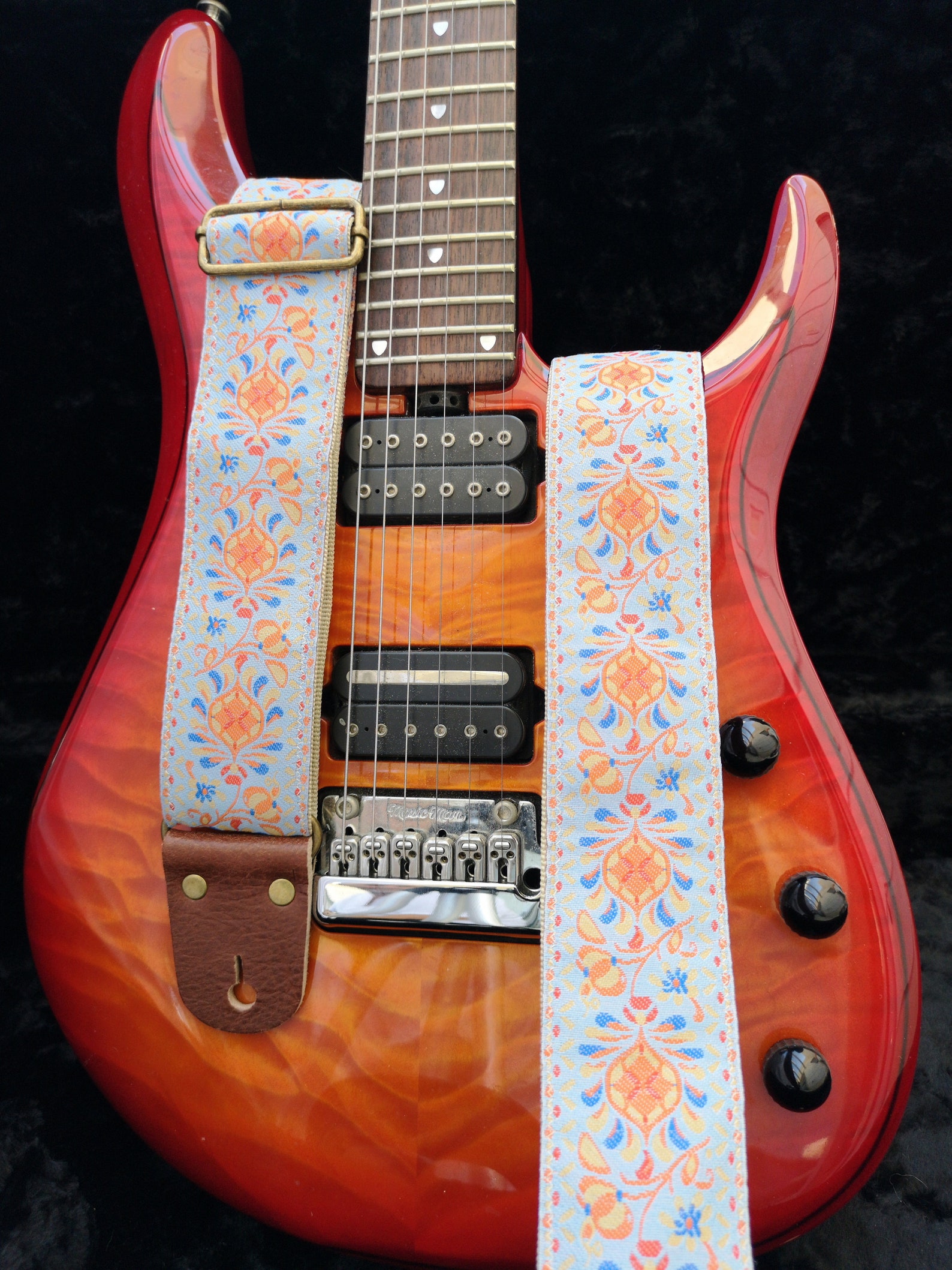 Guitar Strap Adjustable Personalized Strap mars - Etsy