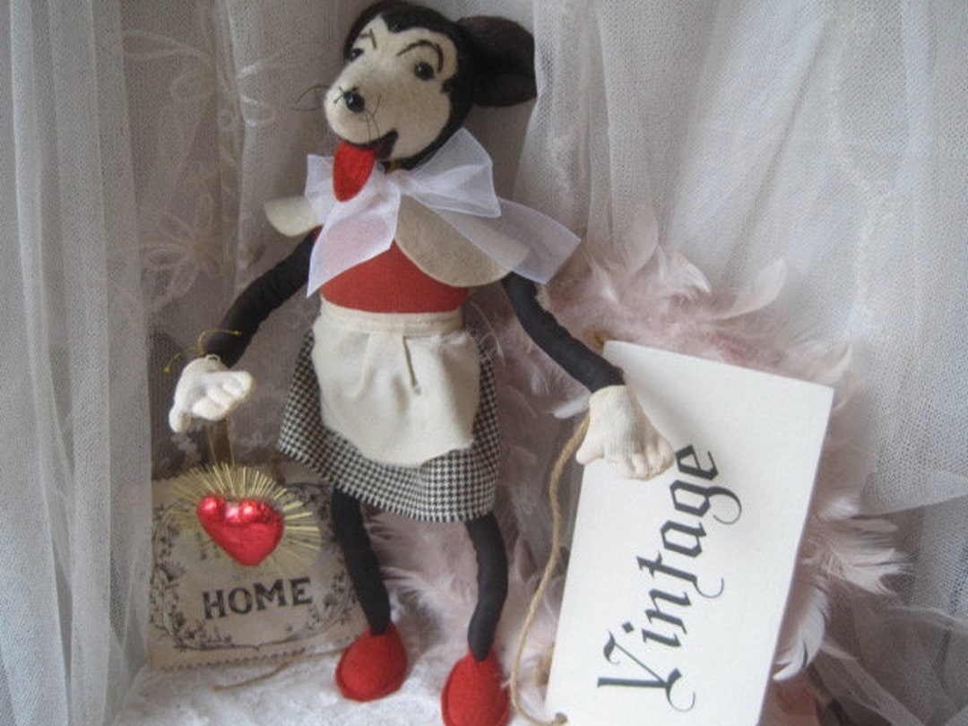 Schuco Minnie Mouse 1930 Mickey Mouse Antique Vintage Old Disney Mickey ...