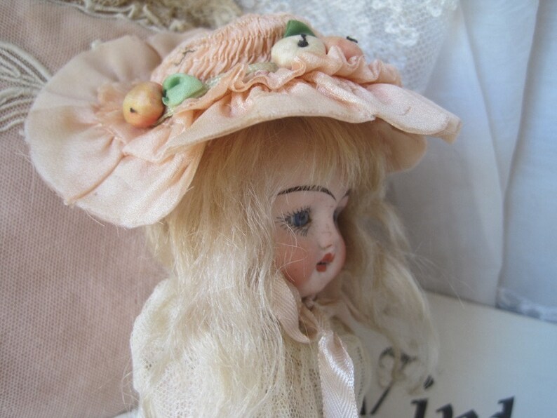 Cute Antique Doll Small Porcelain Doll 25 Cm Vintage Doll | Etsy