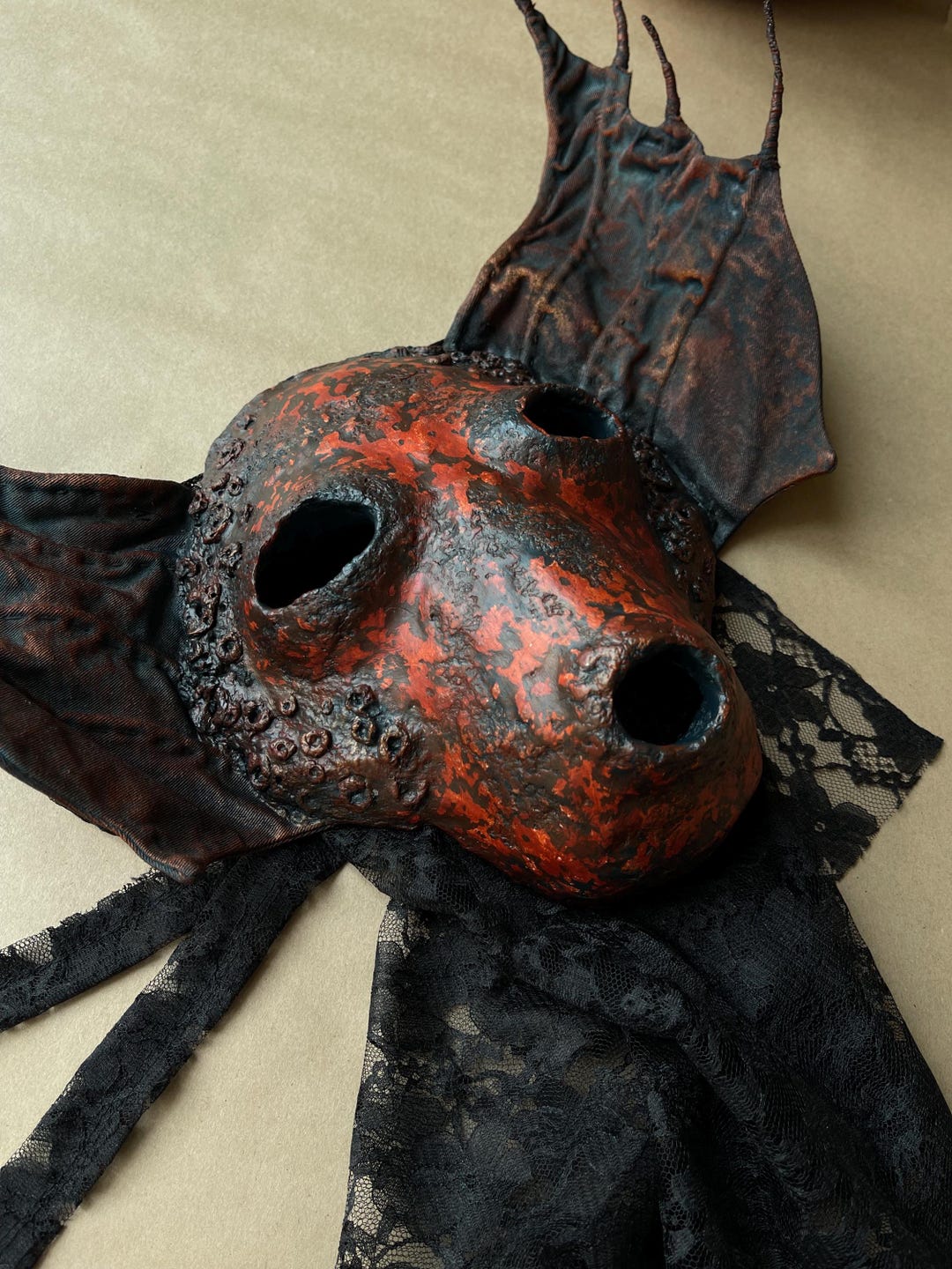 Scary Amphibian Mask , Creepy Mask , Halloween Costume , Mask With ...