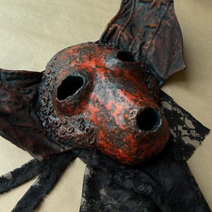Scary Amphibian Mask , Creepy Mask , Halloween Costume , Mask With ...