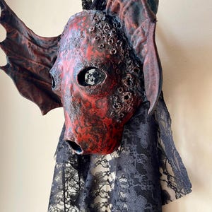 Scary Amphibian Mask , Creepy Mask , Halloween Costume , Mask With ...