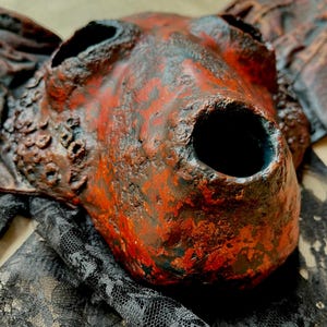 Scary Amphibian Mask , Creepy Mask , Halloween Costume , Mask With ...