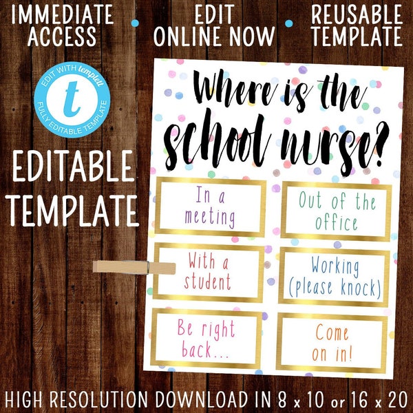 School Nurse - Etsy