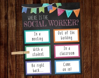 Social Worker Door | Etsy