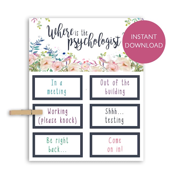 Psychologist Office - Etsy