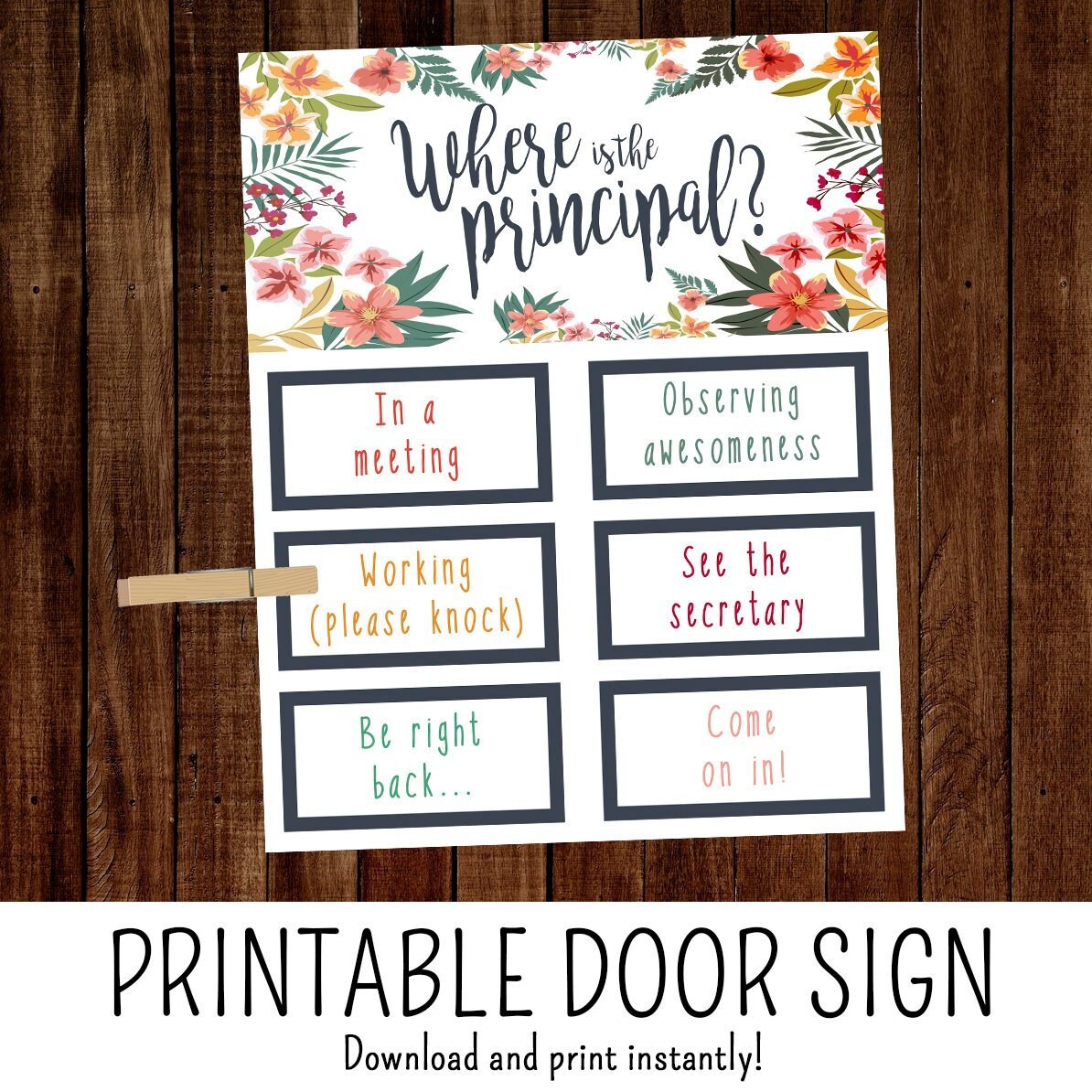 Principal S Office Door