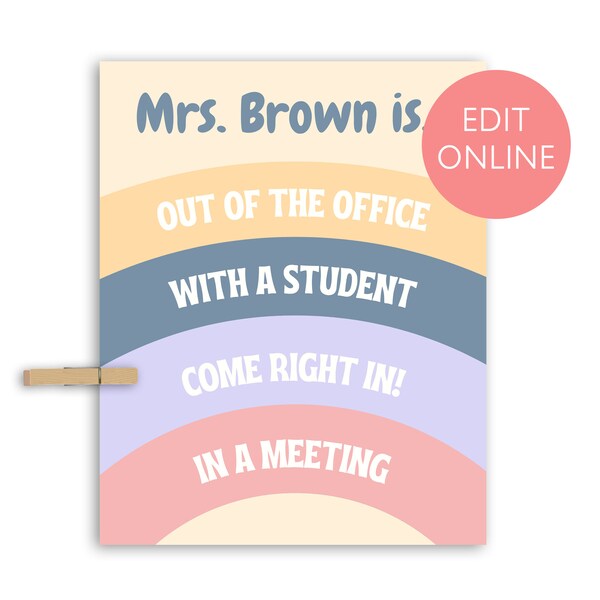 Office Door Sign - Etsy