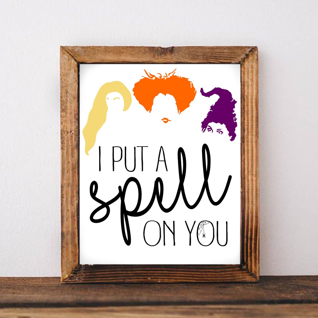 Hocus Pocus Sign Halloween Decoration - Etsy