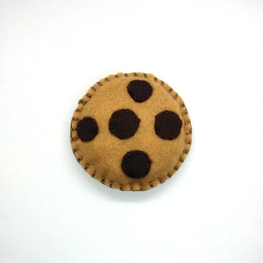Chocolate Chip Cookie Catnip Cat Toy Hand-sewn Handmade Homegrown Cute ...
