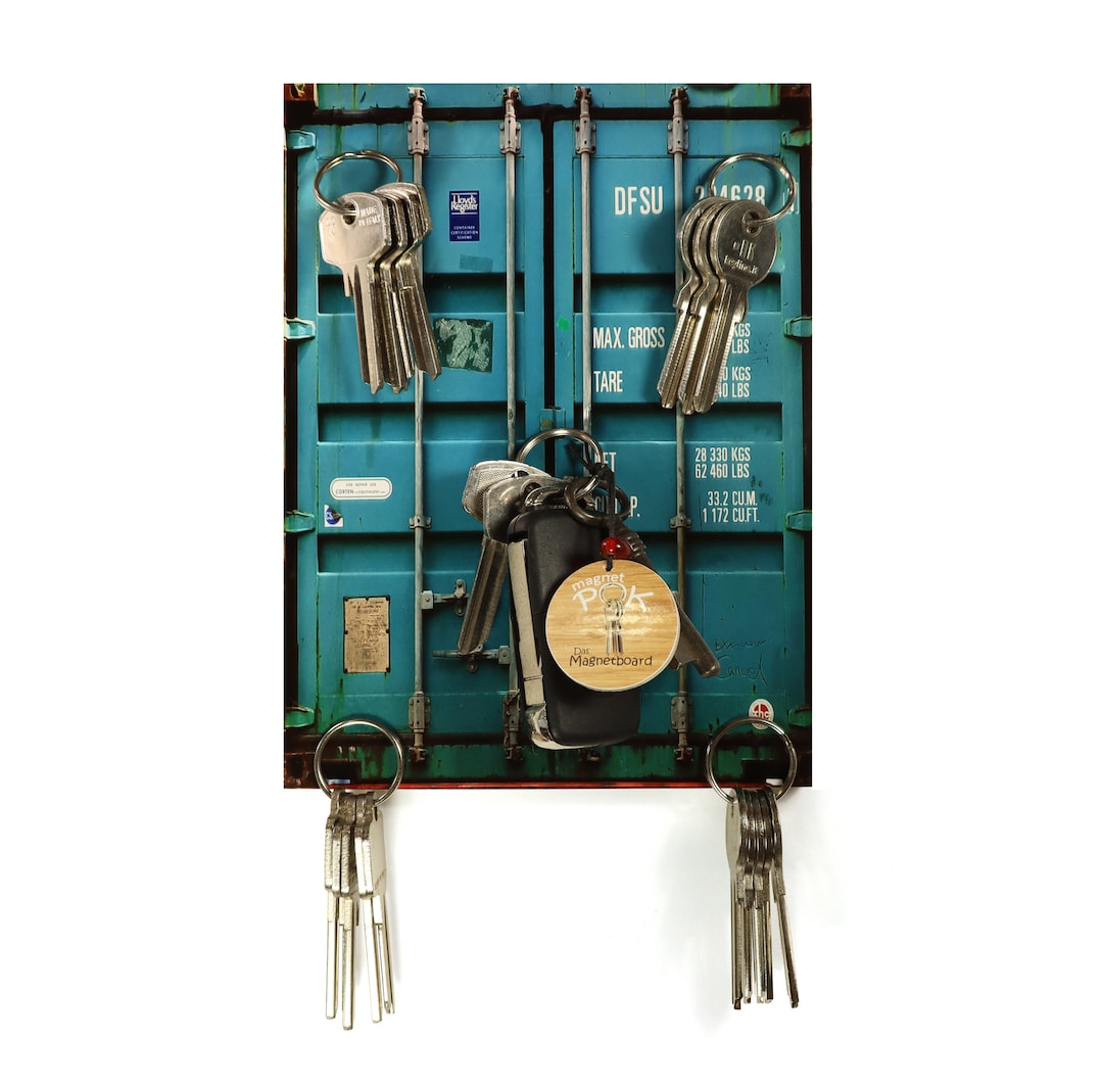 Magnetic Board for Keys Picture container 15 X 20 Cm 5 Magnets ...