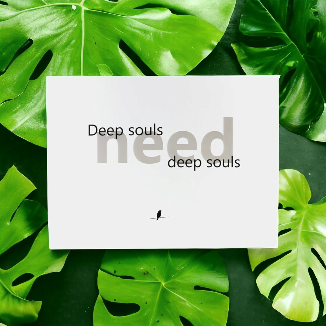 Saying on Wood, Key Board With Saying: deep Souls Need Deep Souls - Etsy