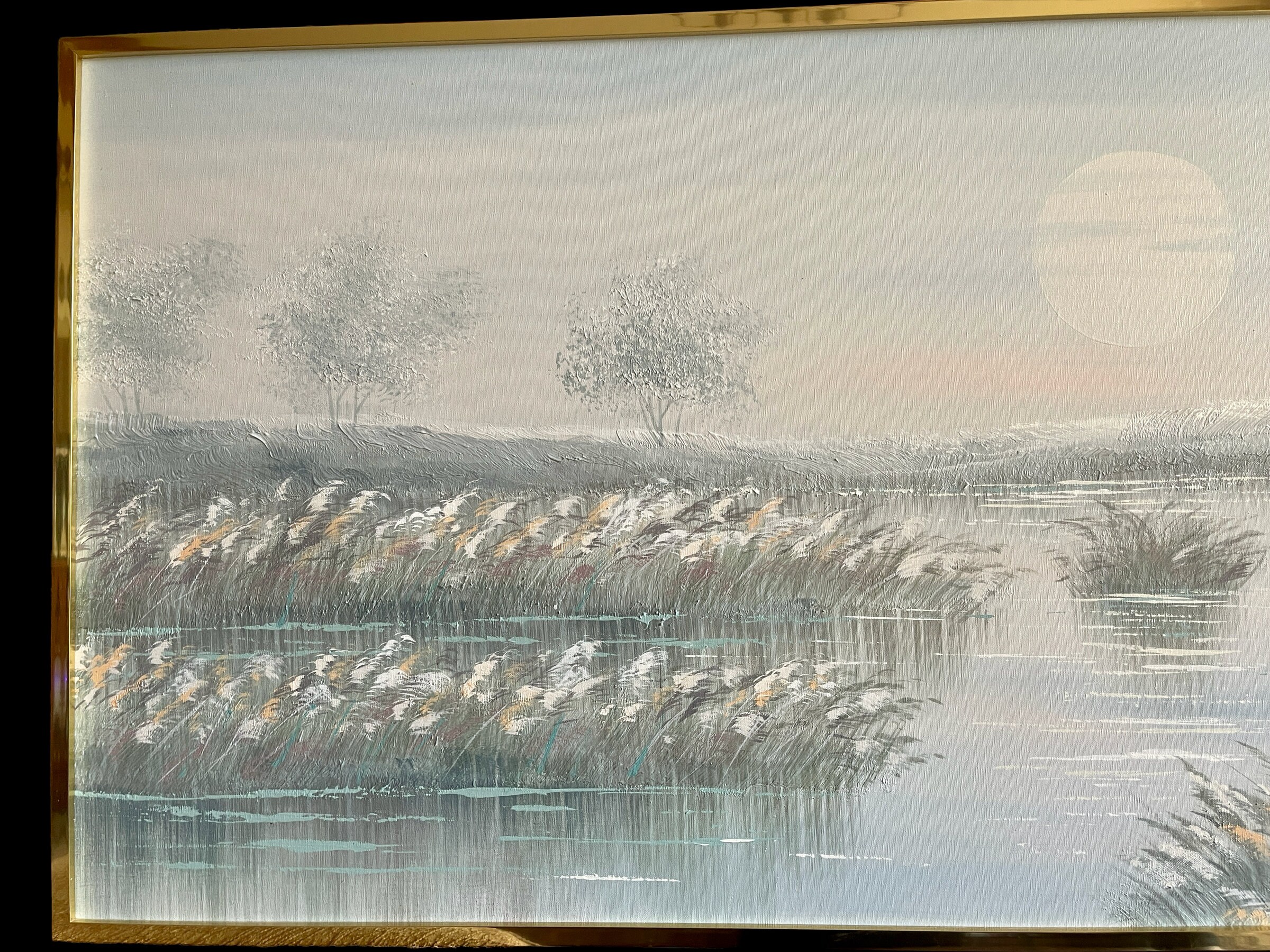 Mid Century Modern Landscape Abstract by R. Elliot C.1980s // Extra ...