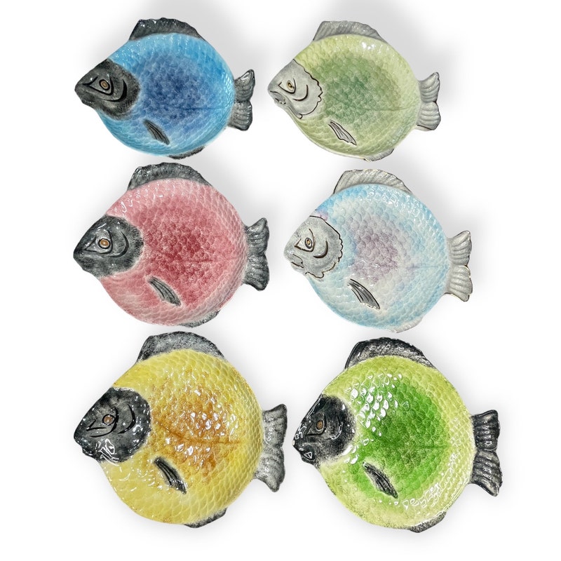Fish Shaped Plates - Etsy
