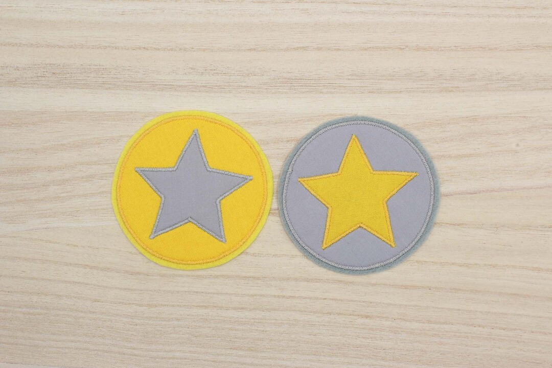 Star, Patch, Iron-on Image, Patch on Felt, Application for Children ...