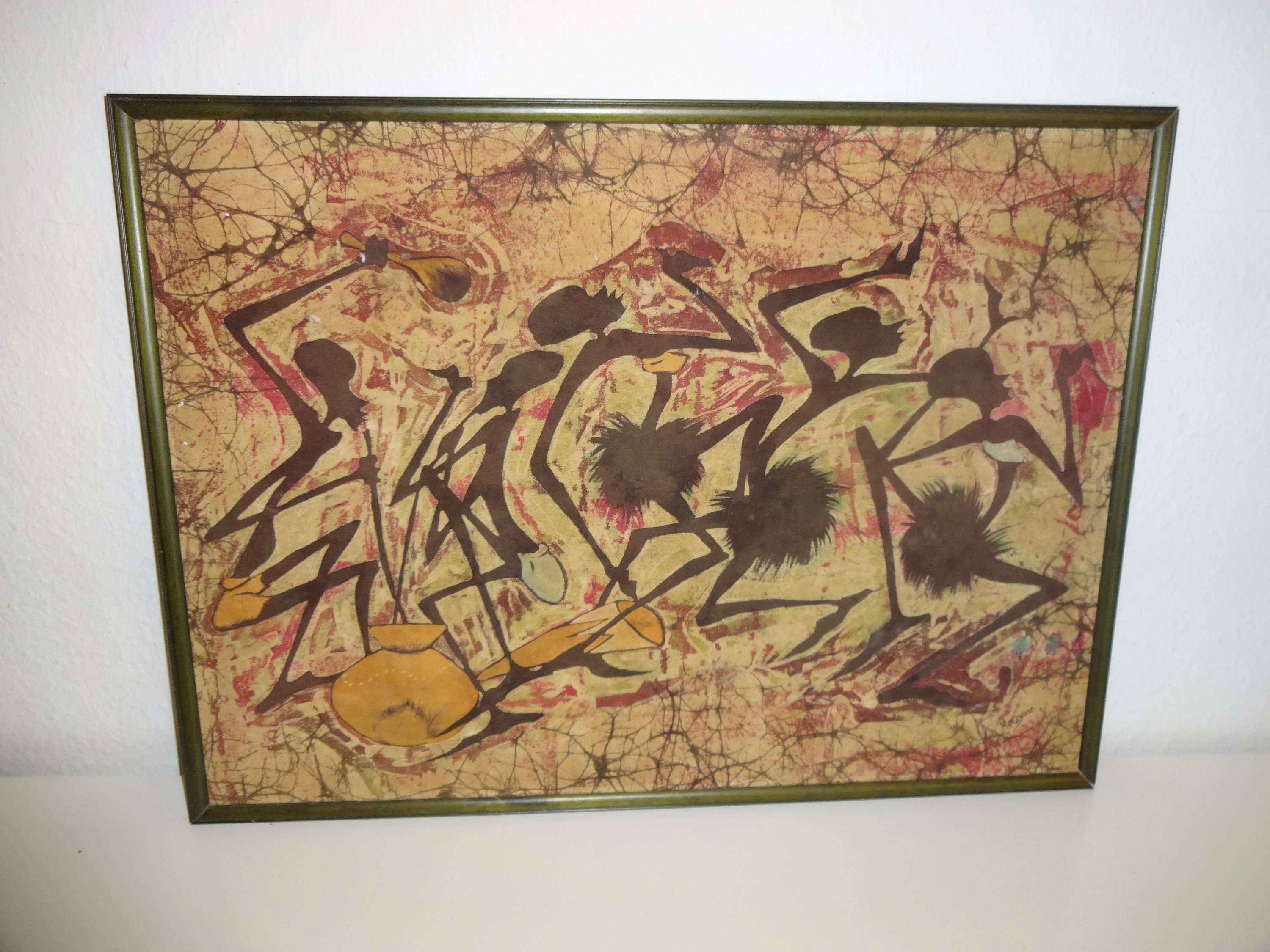 Tansanian Tinga Tinga Painting Maasai Family - Etsy