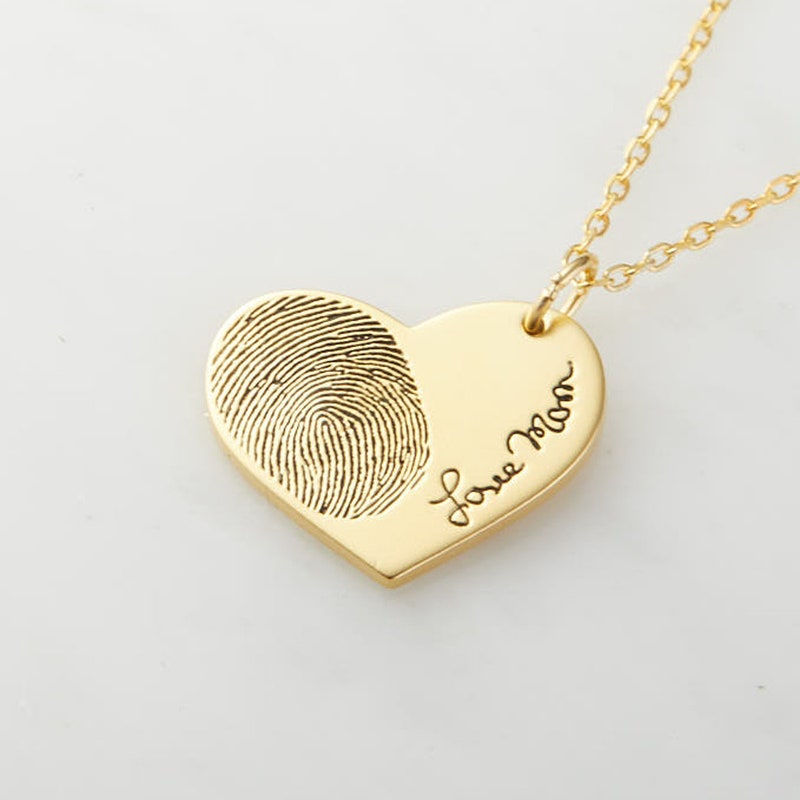 Fingerprint Necklace - Etsy
