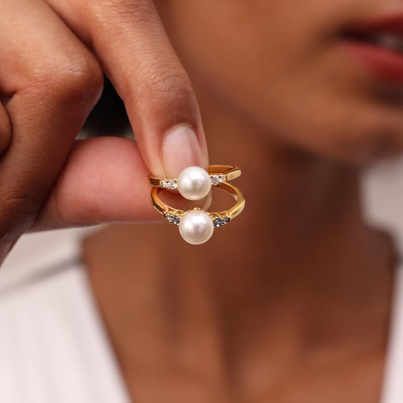 Freshwater Pearl Ring - Etsy