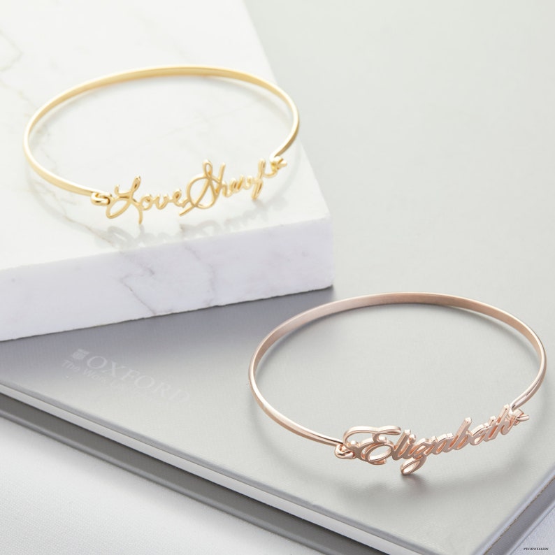 Actual Handwriting Bracelet Personalized Signature Bracelet - Etsy