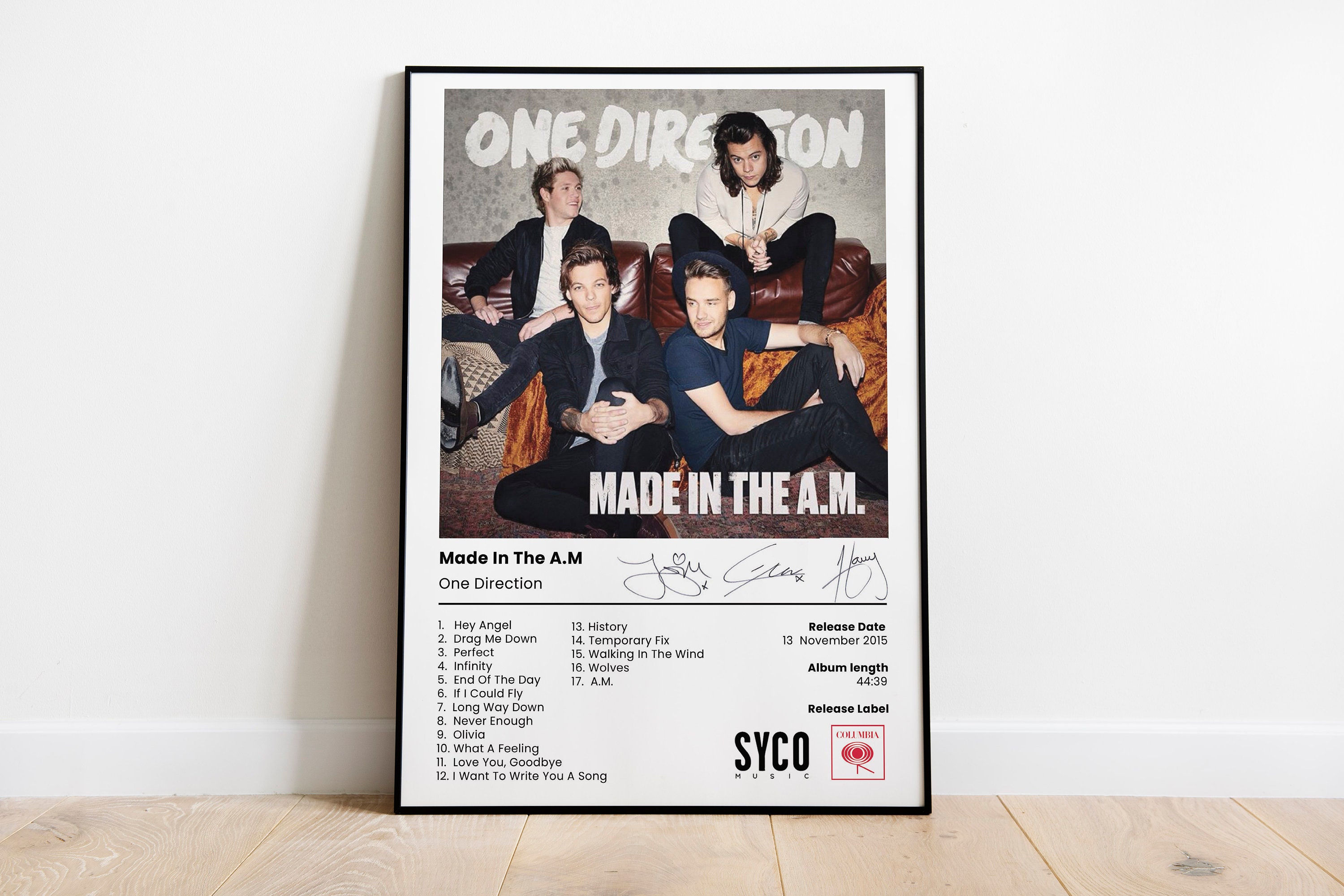 One Direction Framed Poster
