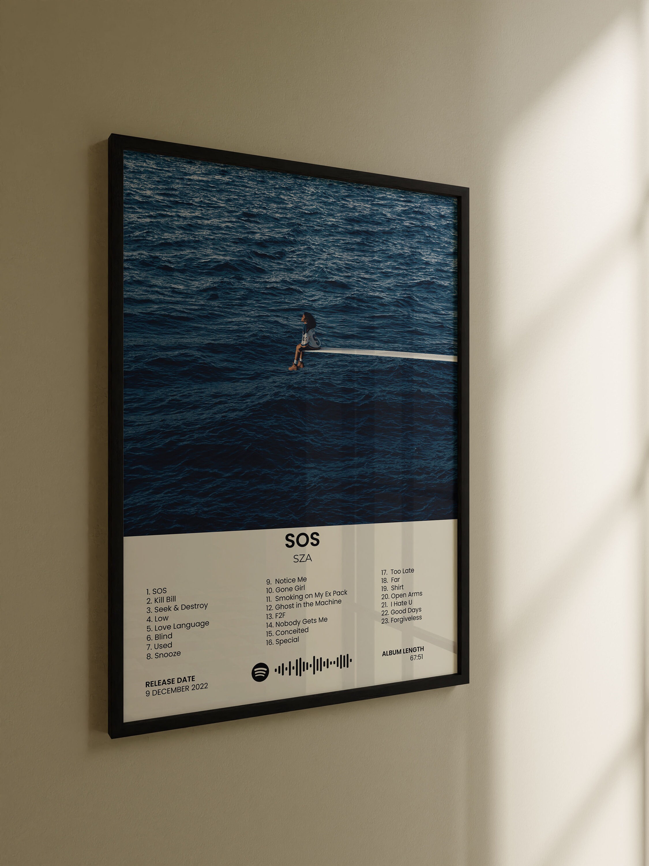 SZA Album Cover SOS Album Cover Poster Digital Album Art - Etsy