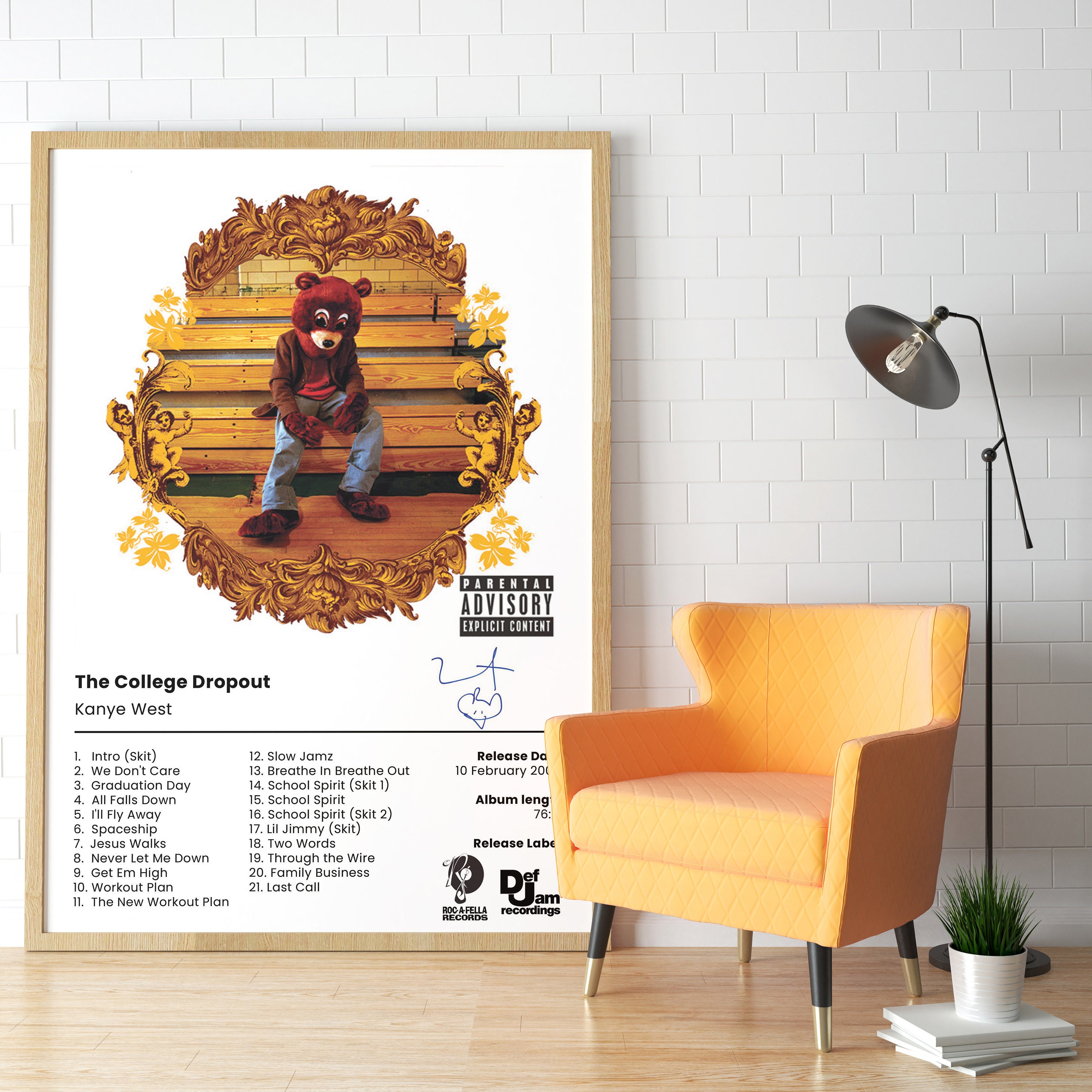 College Dropout Album Cover