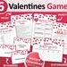 Valentine Party Game Valentine Printable Games - Etsy